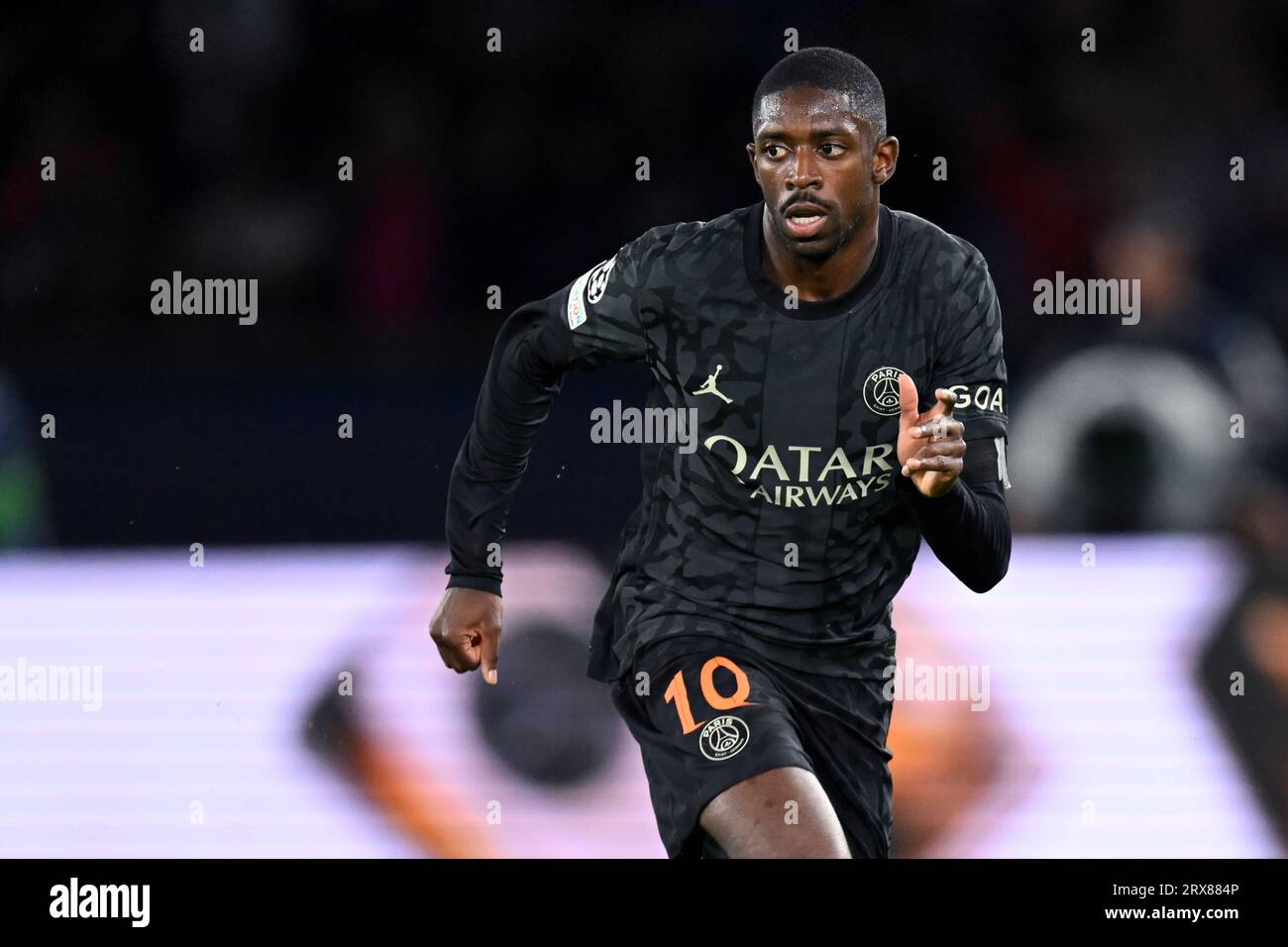 PARIS - Ousmane Dembele aus Paris Saint-Germain während des UEFA ...