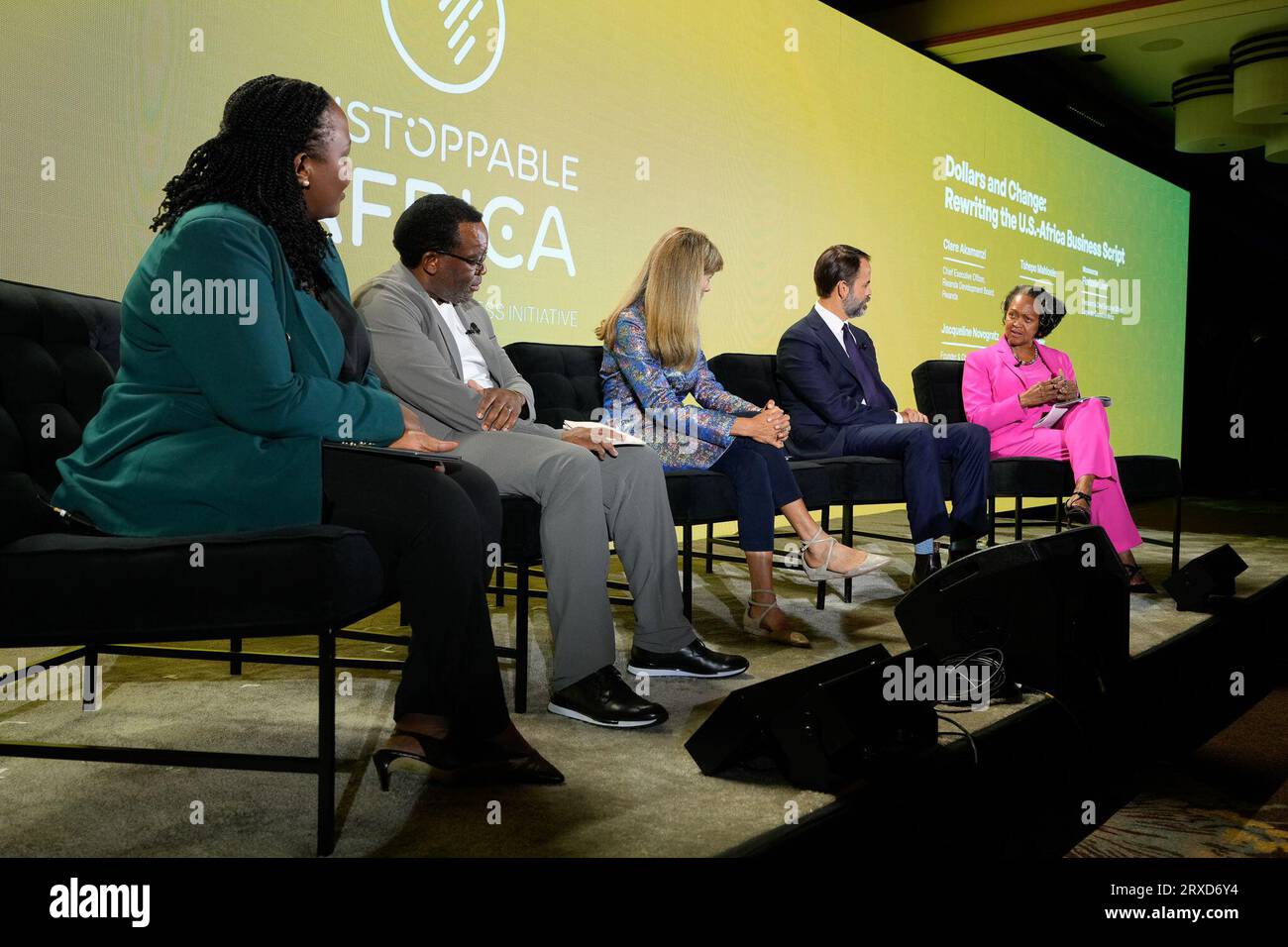 New York, New York, USA. , . Clare Akamanzi, Tshepo Mahloele ...