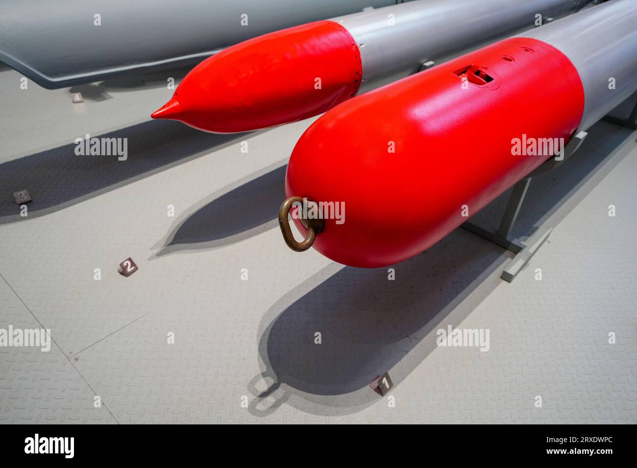 Peking China, 24. Januar 2023: Japanese Type 91 Airborne Torpedo ...
