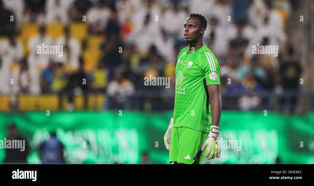 Edouard Osoque Mendy #16 des Al-Ahli Saudi FC in Aktion während des ...