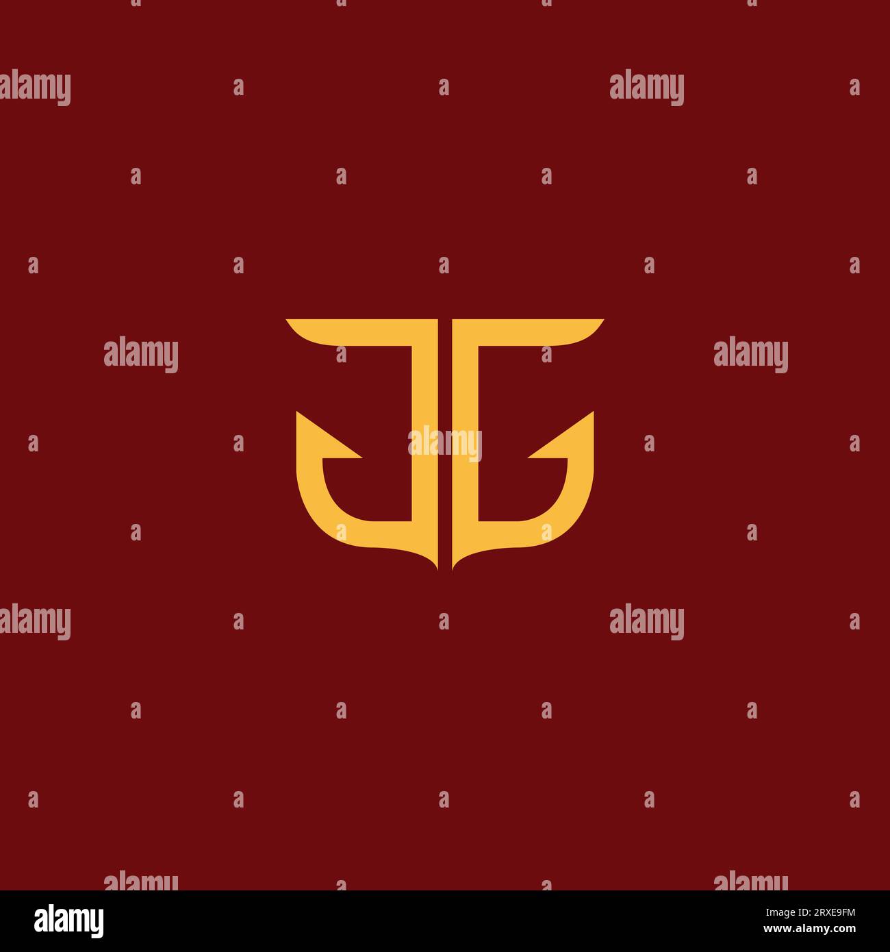 Logotipo de letra jg -Fotos und -Bildmaterial in hoher Auflösung – Alamy