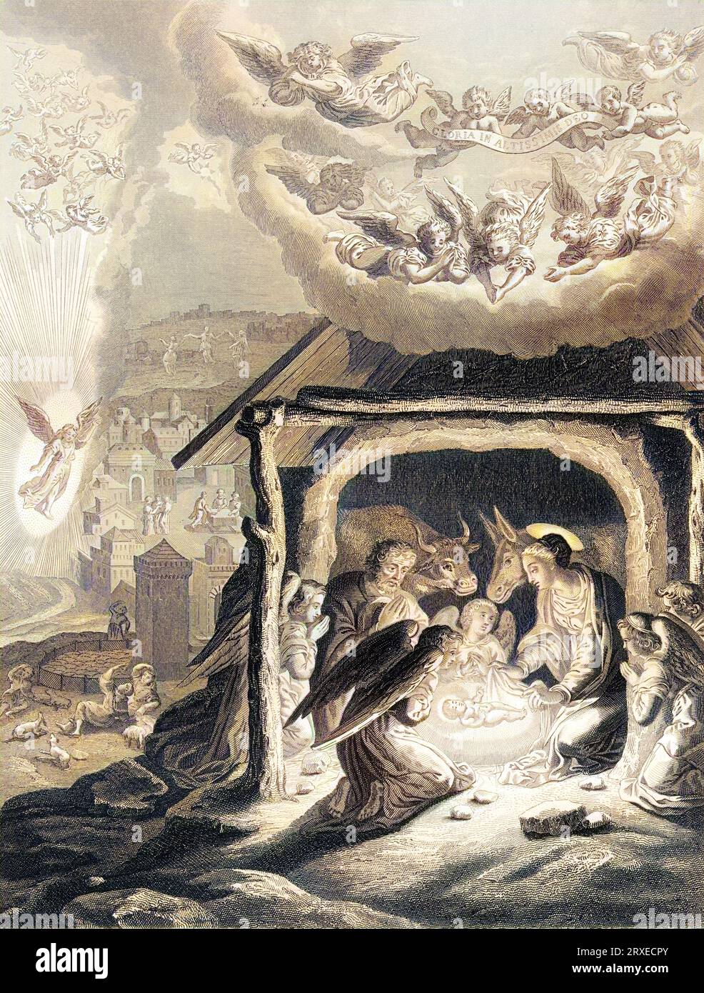 Jesus geburt im stall in bethlehem -Fotos und -Bildmaterial in hoher ...