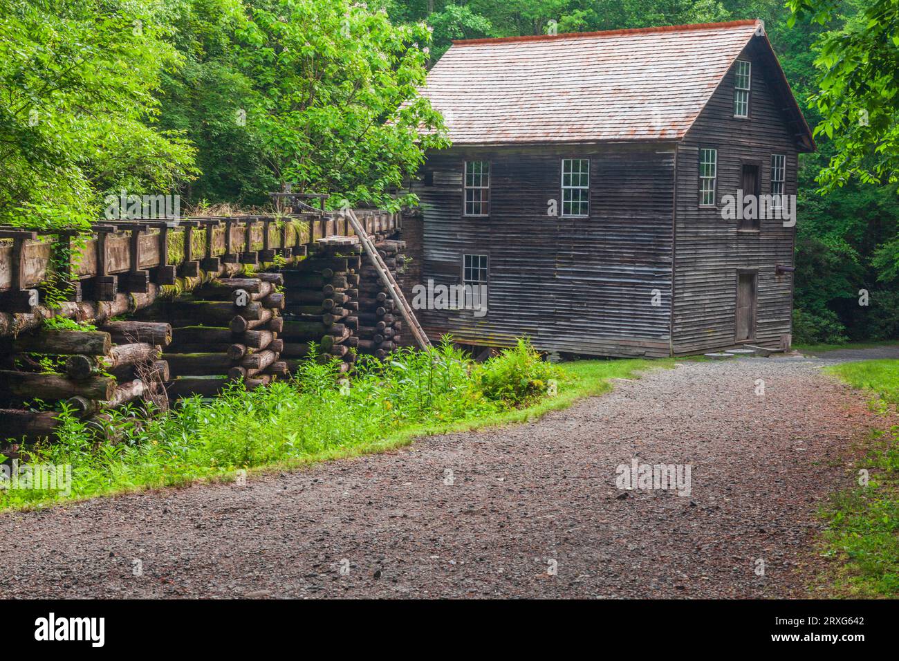 Mingus Mill im Great Smoky Mountains National Park in North Carolina ...