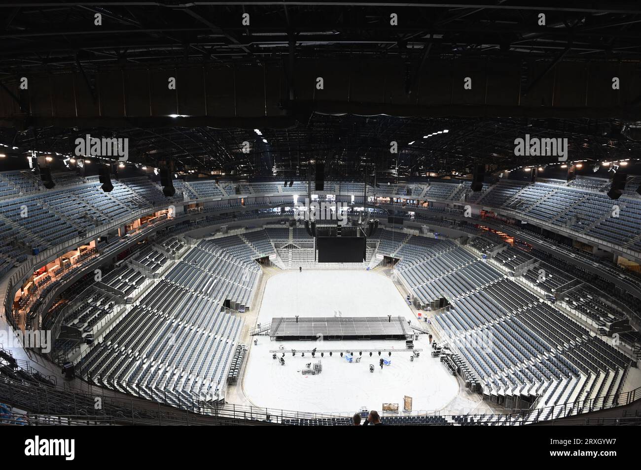 Köln, Deutschland. September 2023 25. Blick auf die LanxessArena. Die ...