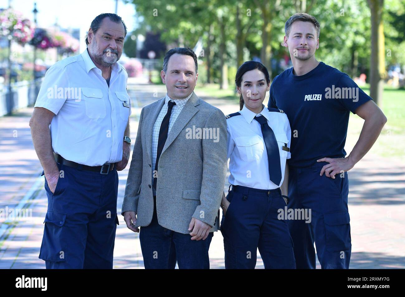 WaPo Duisburg am 05.09.2023 in der Marina Duisburg die Schauspieler v.l.n.r.: Markus John ...