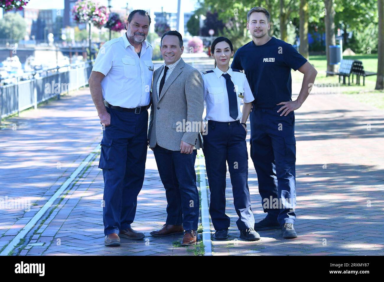 WaPo Duisburg am 05.09.2023 in der Marina Duisburg die Schauspieler v.l ...