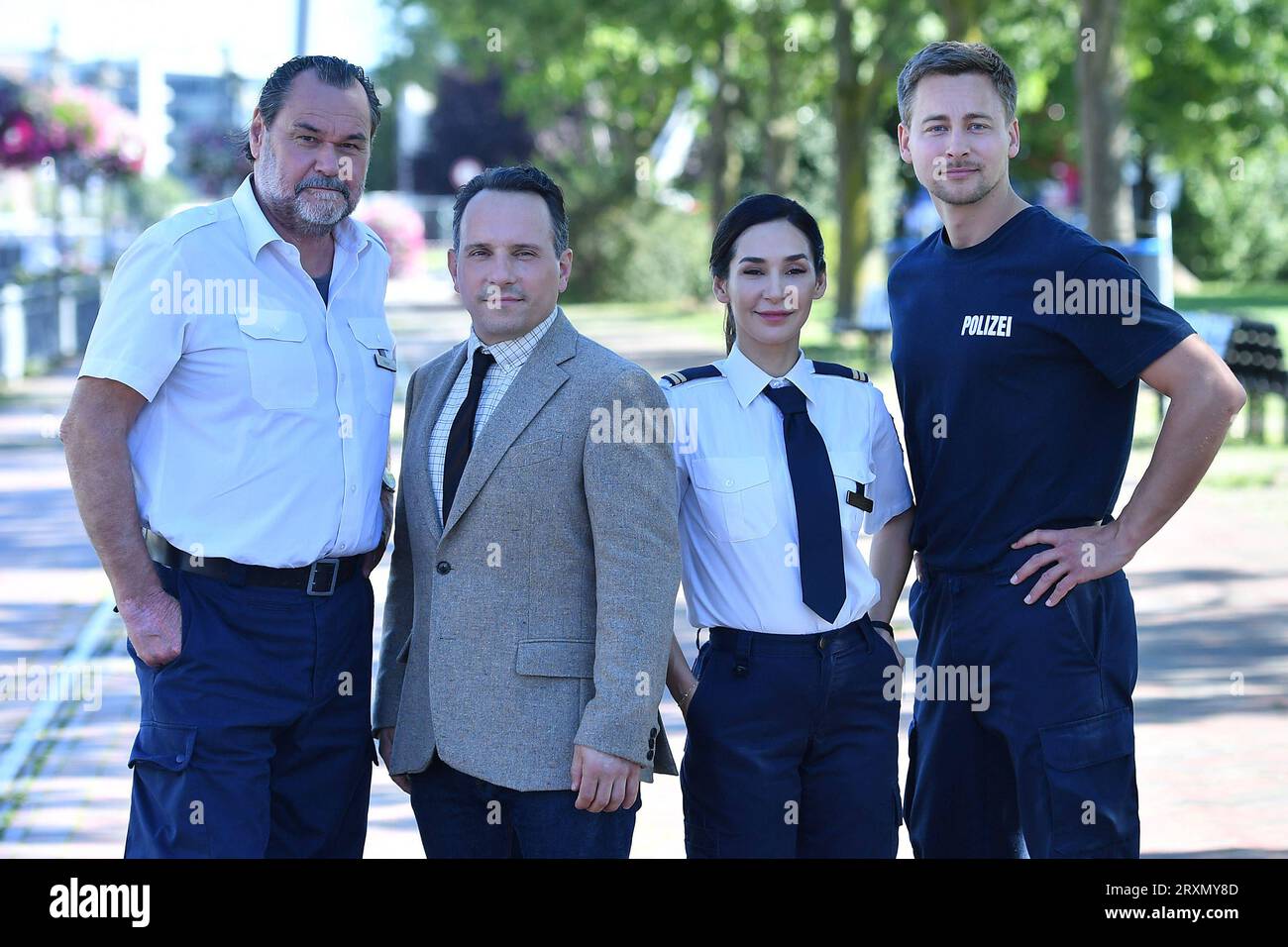 WaPo Duisburg am 05.09.2023 in der Marina Duisburg die Schauspieler v.l.n.r.: Markus John ...