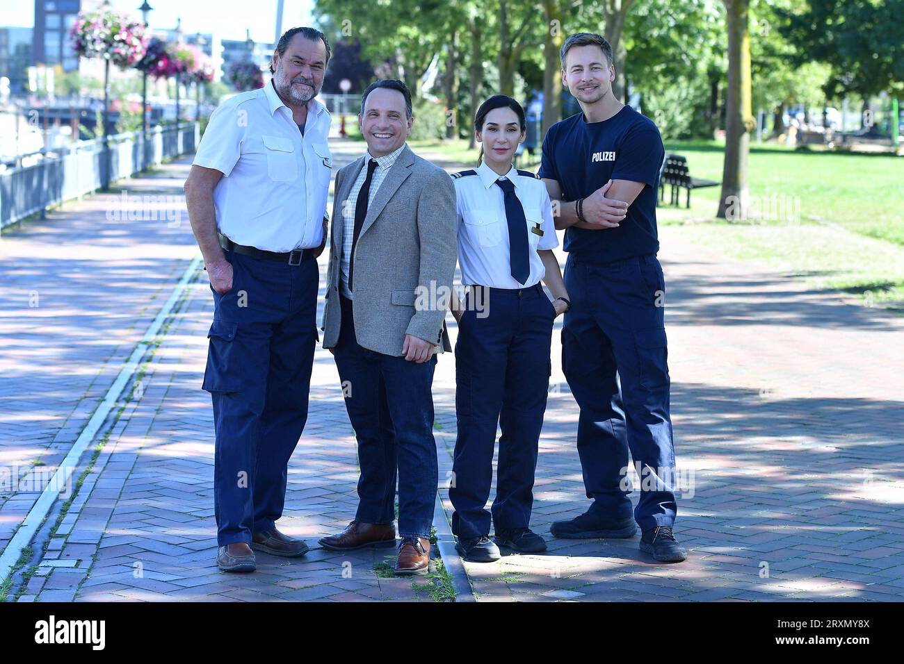 WaPo Duisburg am 05.09.2023 in der Marina Duisburg die Schauspieler v.l.n.r.: Markus John ...