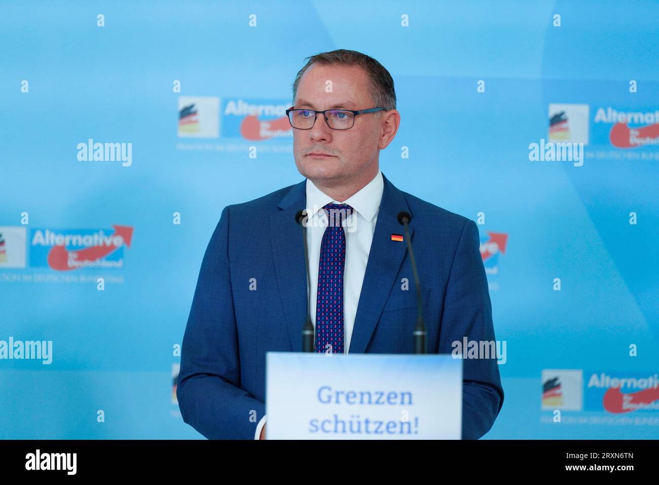AFD-Bundestagsfraktion, Tino Chrupalla Fraktionssitzung AfD ...