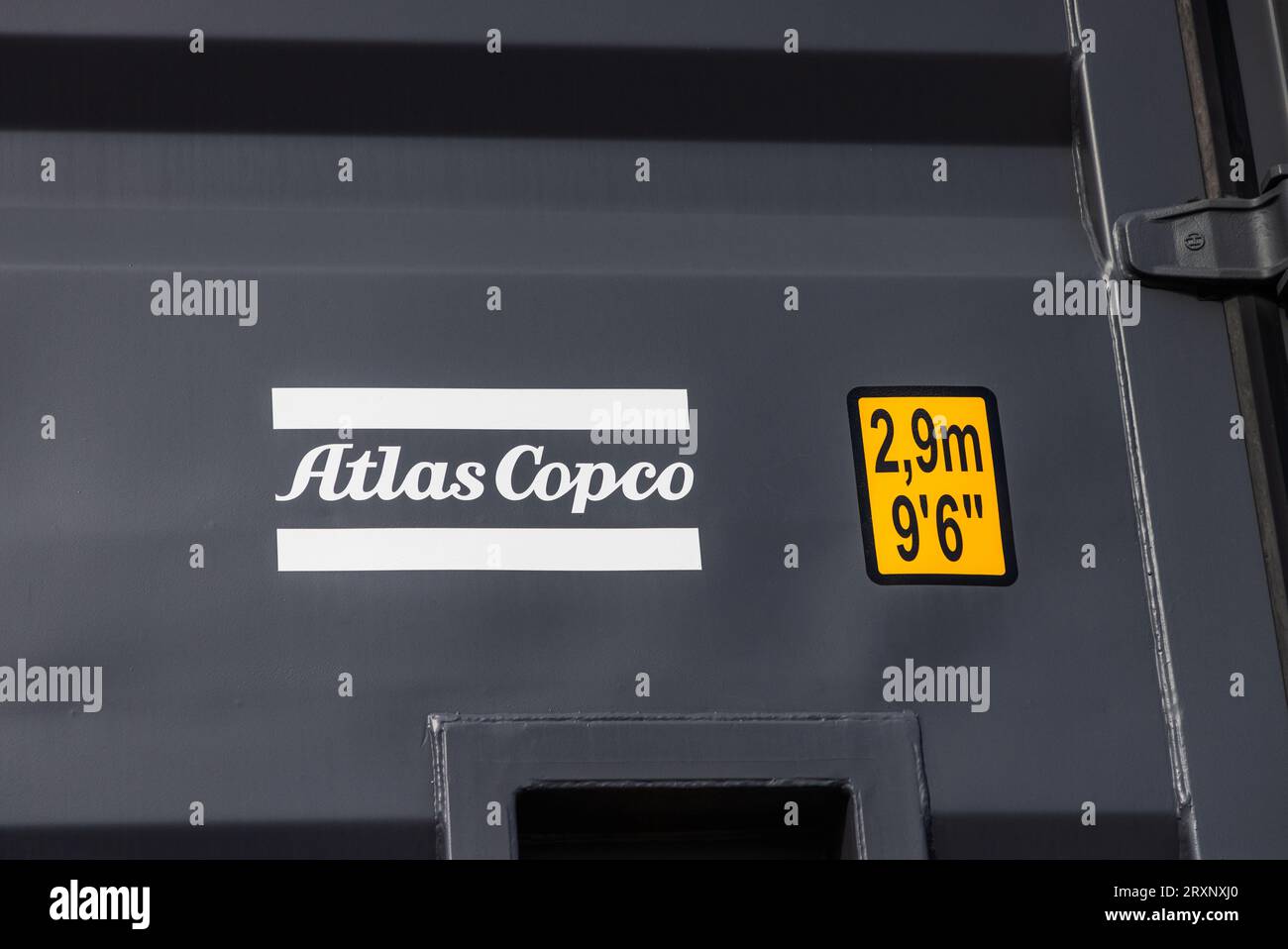 Atlas copco emblem -Fotos und -Bildmaterial in hoher Auflösung – Alamy