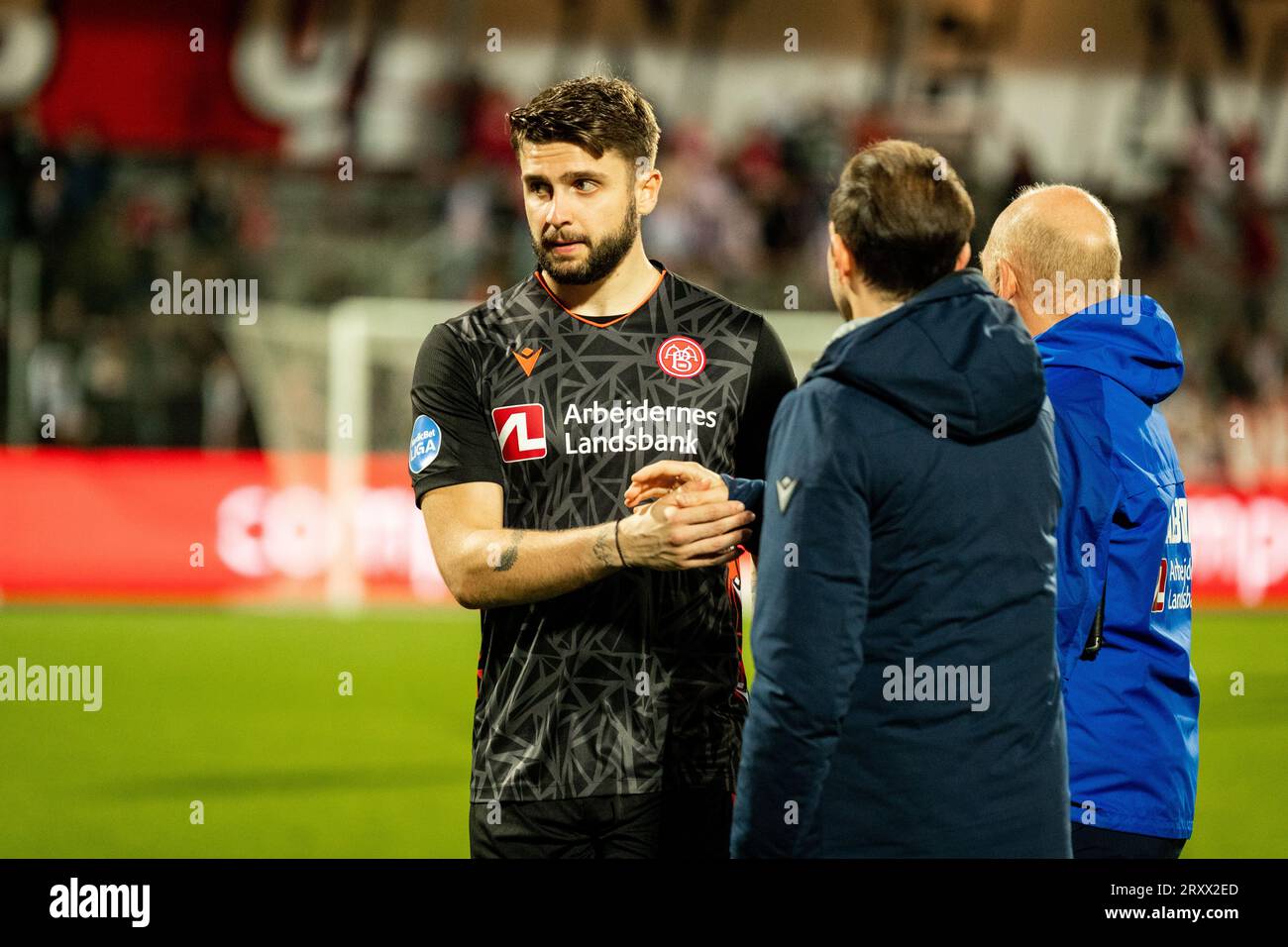 Aalborg, Dänemark. 26. September 2023. Torhüter Rody de Boer von ...