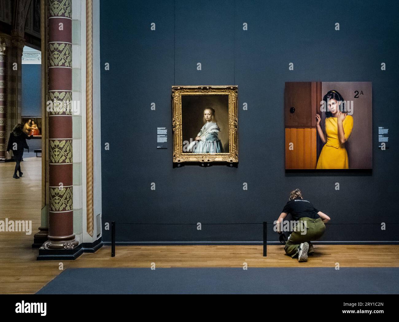 AMSTERDAM - Erwin Olafs Werk Hope wird in der Ehrengalerie des ...