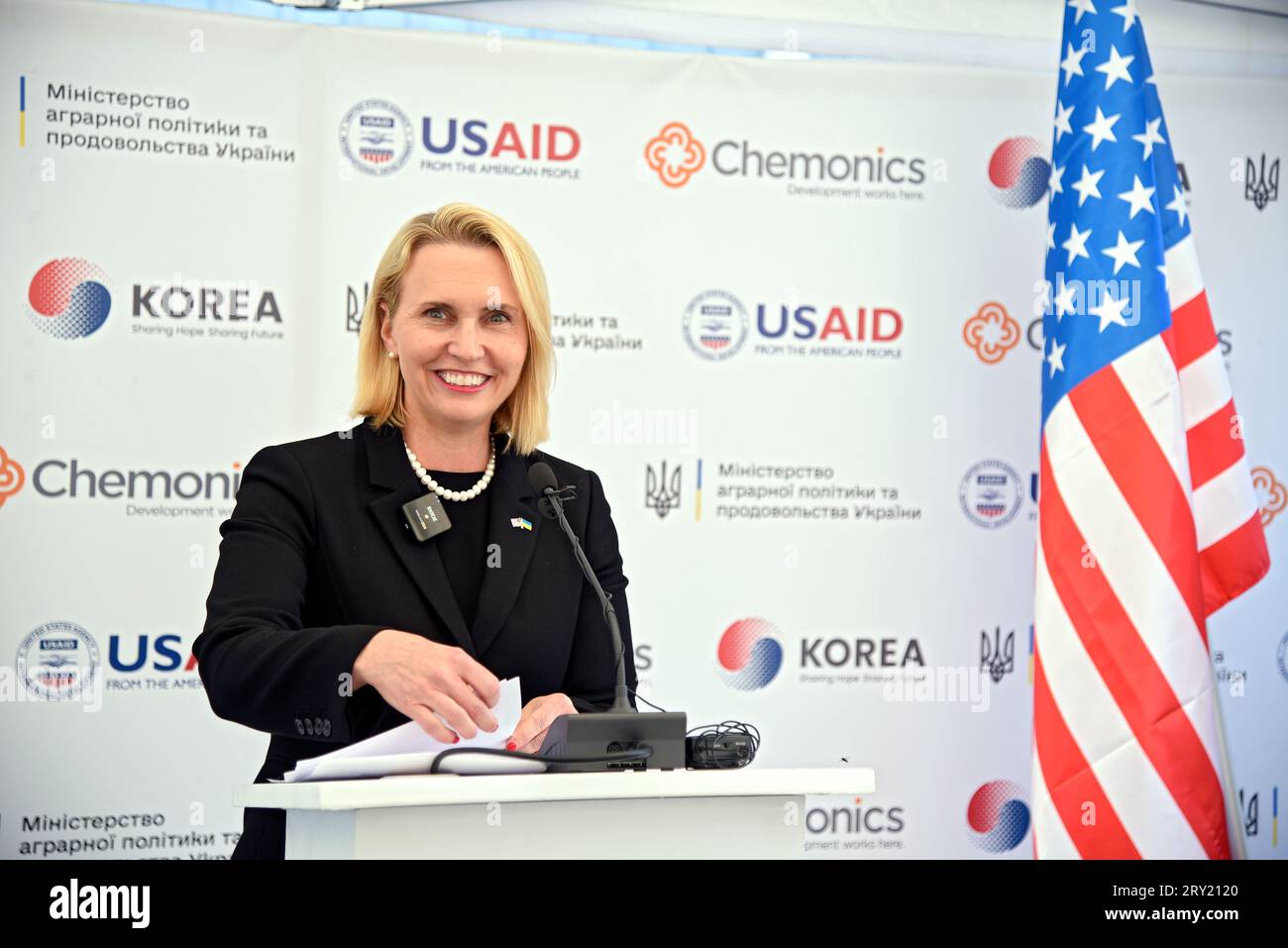 REGION KIEW, UKRAINE – außerordentlicher und bevollmächtigter ...