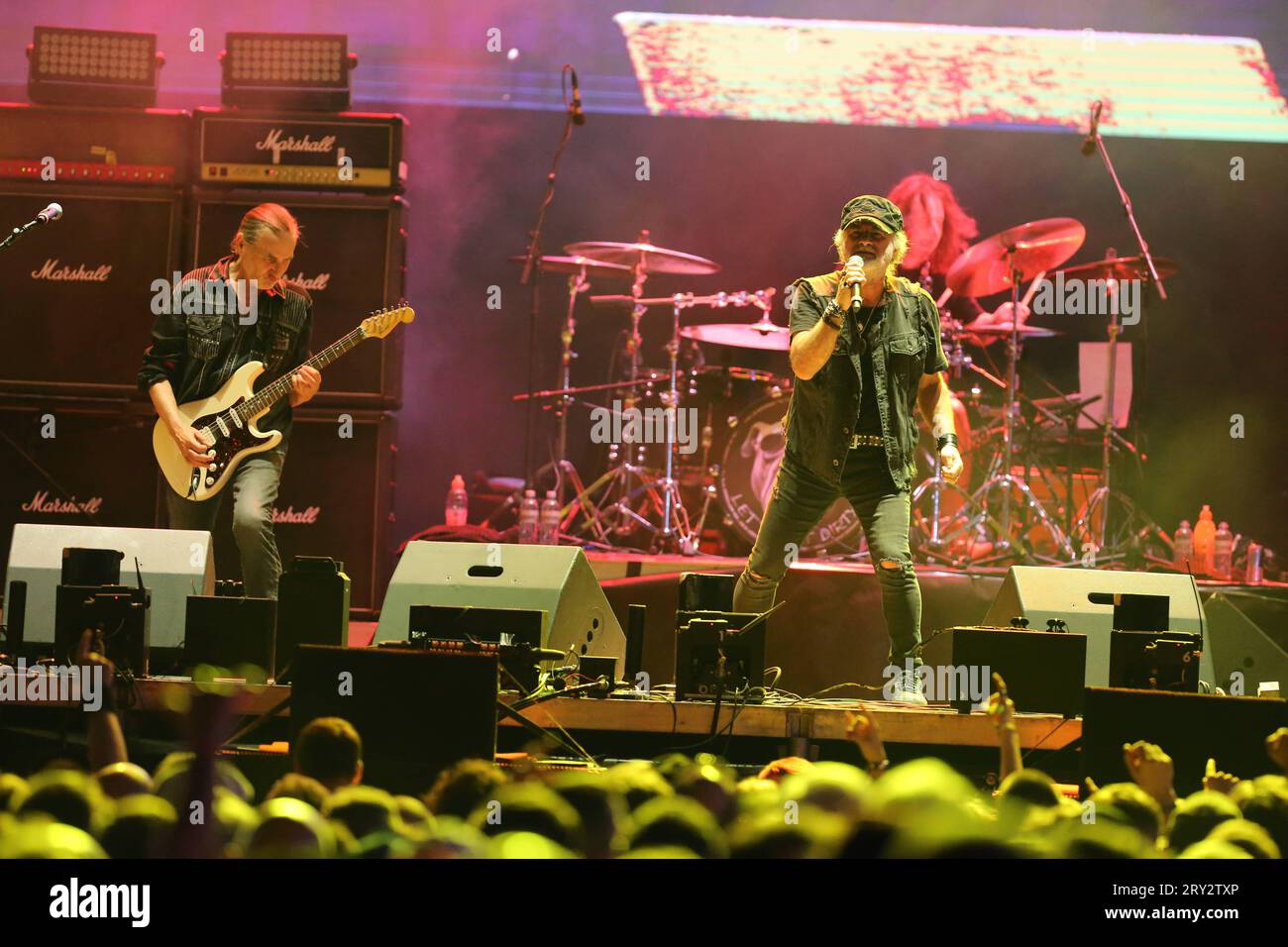 Fernando von Arb, Marc Storace v.l. Konzert der schweizerischen Hard ...