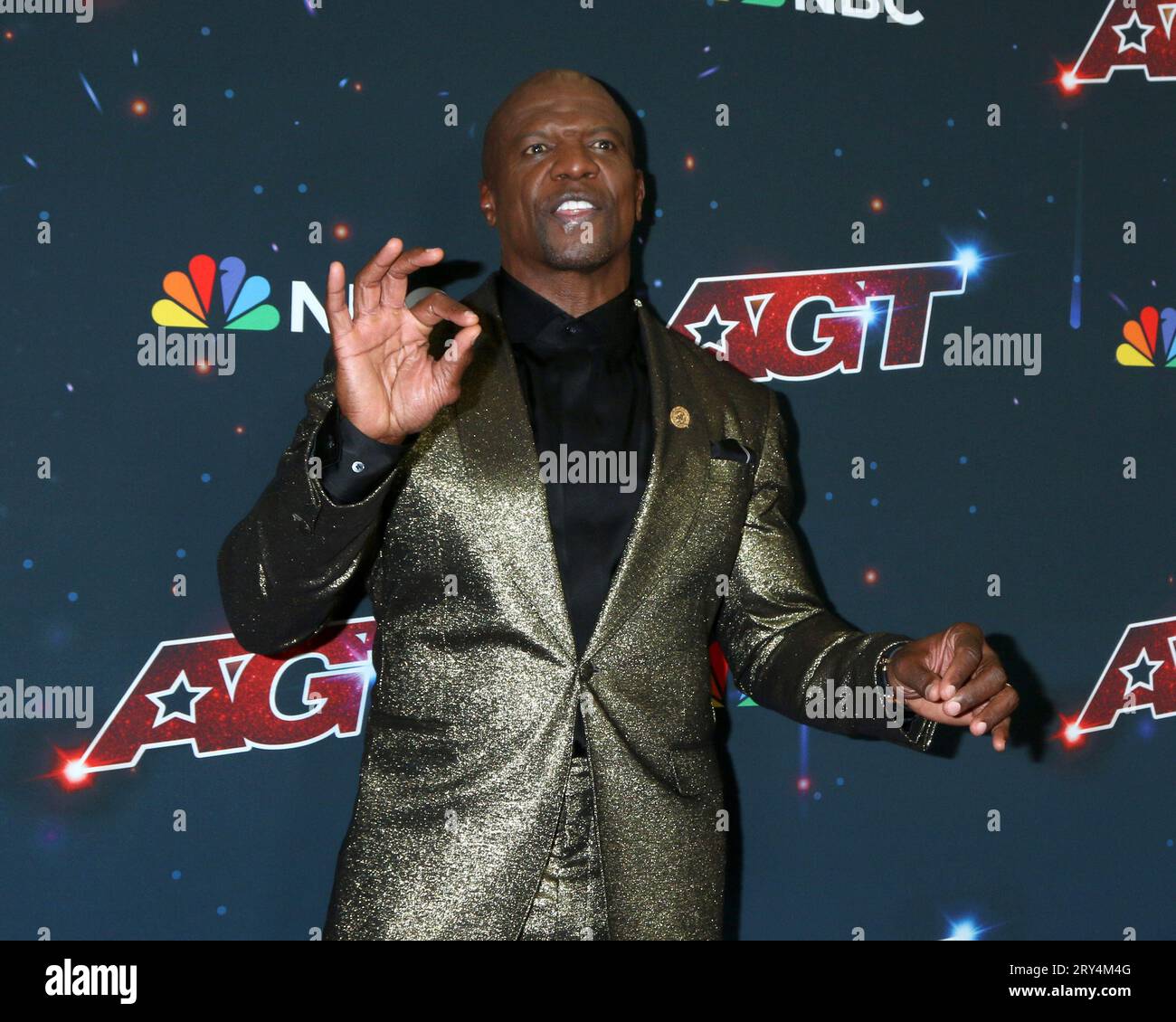 LOS ANGELES - SEP 27: Terry Crews bei der America's Got Talent Season 18 Finalergebnis Red ...