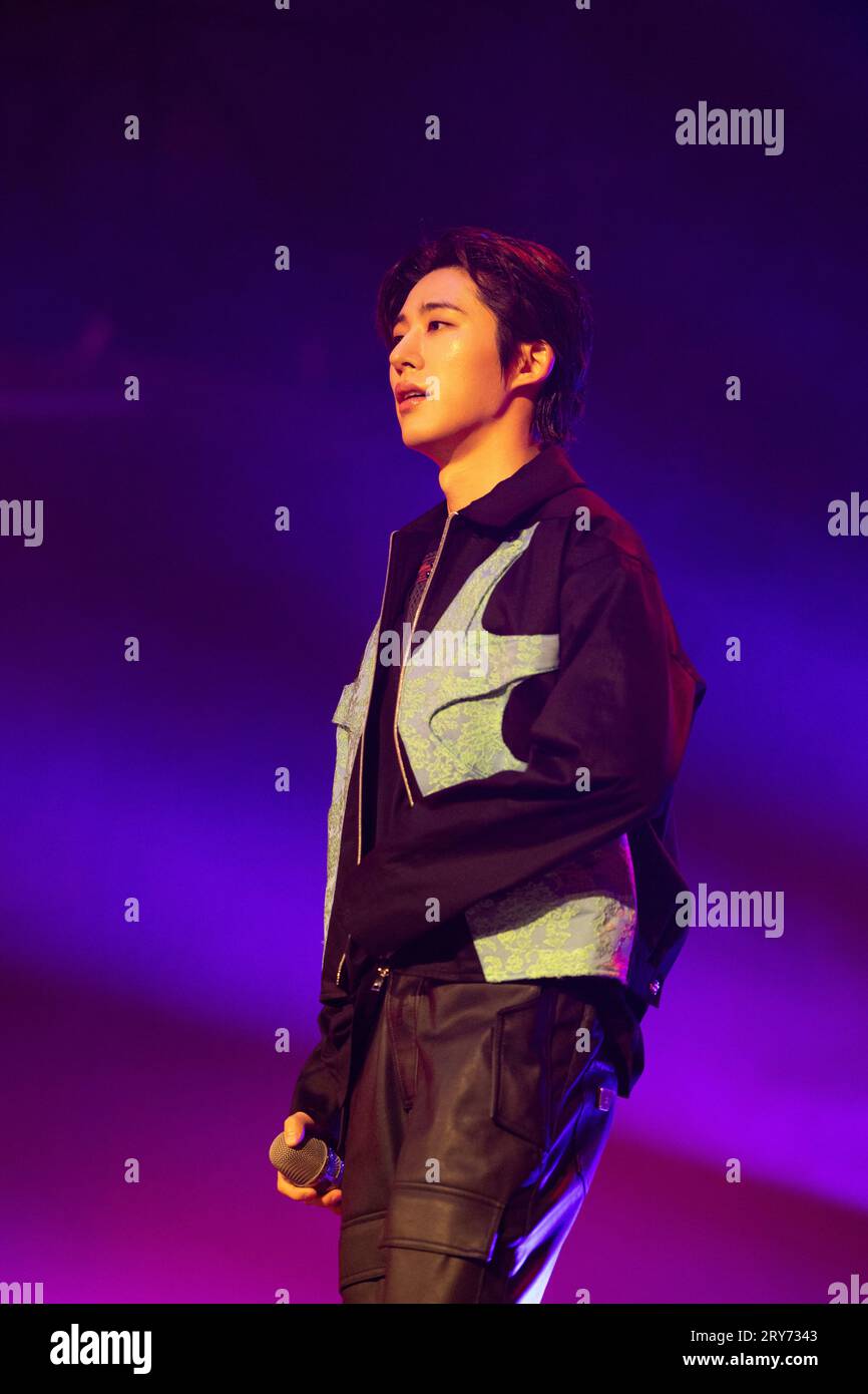 Italien 28. September 2023 v. Chr. - k-Pop-Rapper Kim Han-bin Love or ...