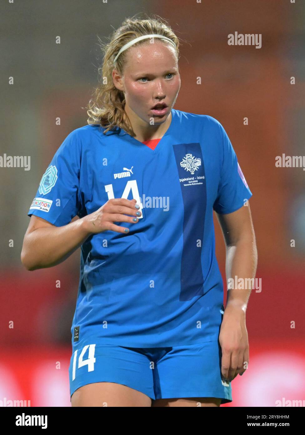BOCHUM - Hlin Eiriksdottir aus Island während des UEFA Nations League ...