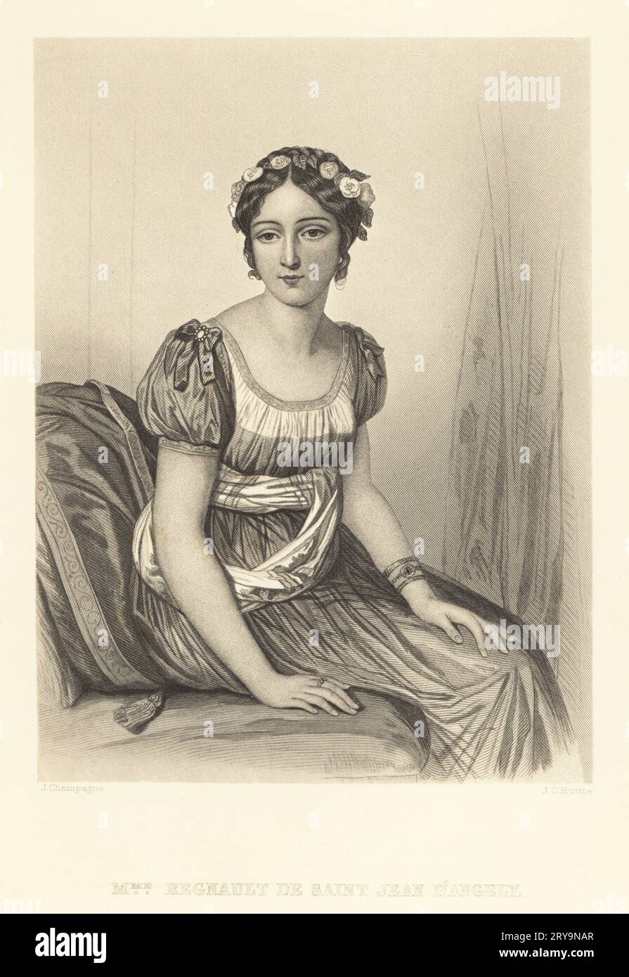 Madame Regnault de Saint Jean d'Angely, Salonniere des Ersten Reiches ...
