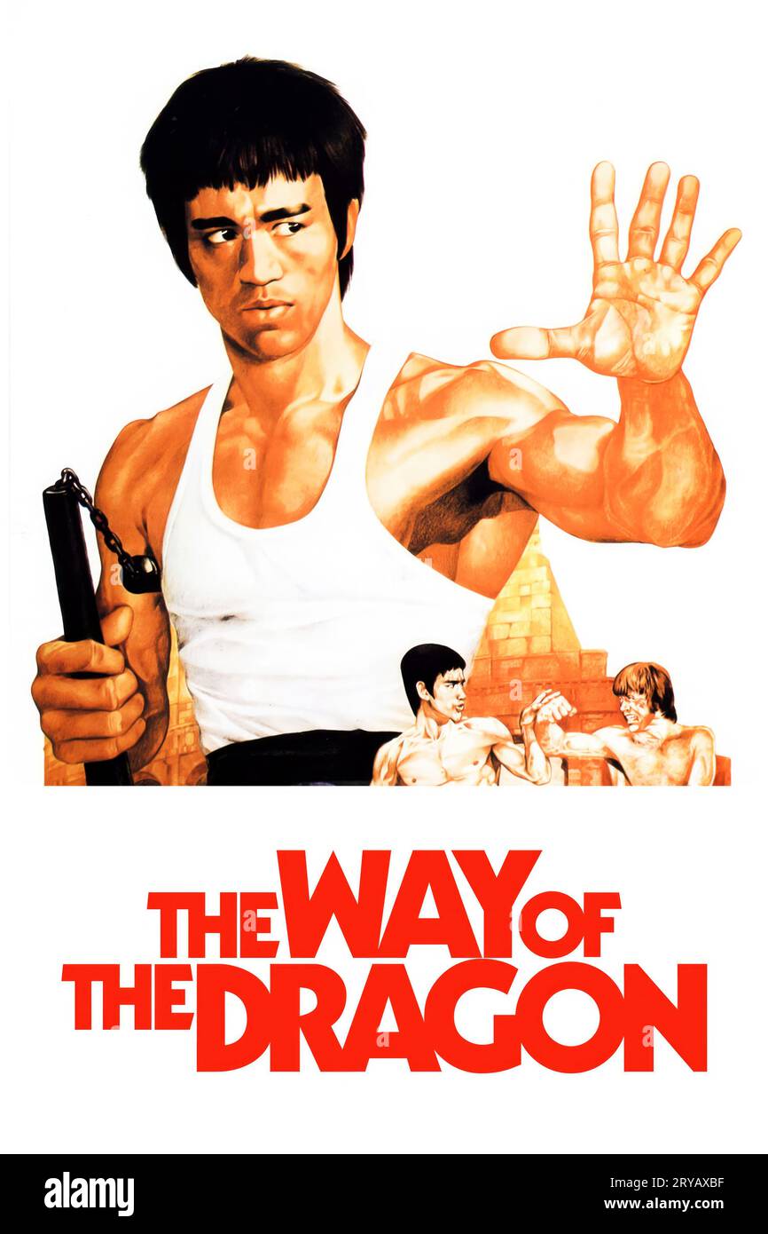 BRUCE LEE in der Rückkehr des Drachen (1972) - Originaltitel: MENG LONG ...