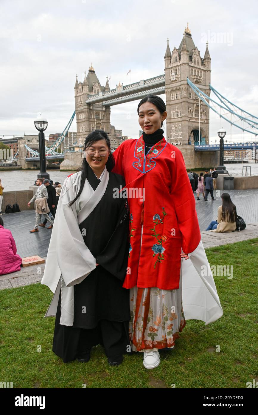 Potter Field Park, London, Großbritannien. 30. September 2023. Eine ...