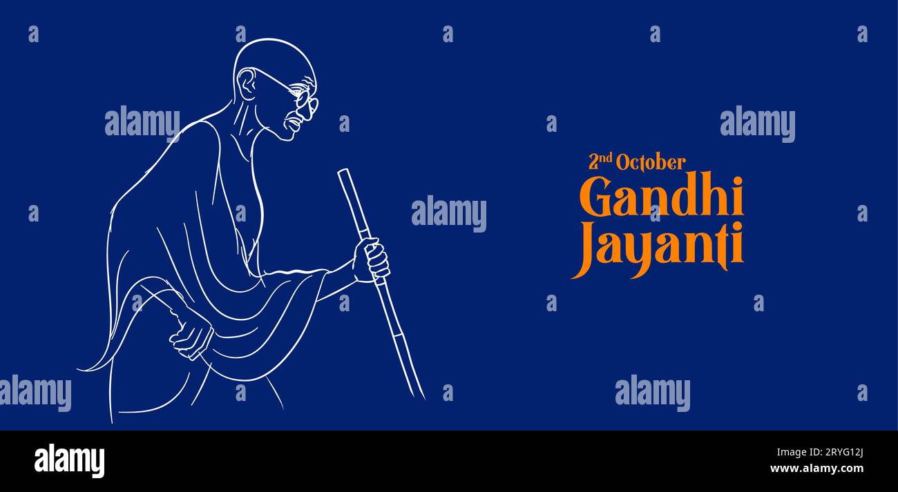 Indien Hintergrund mit Nation Hero und Freedom Fighter Mahatma Gandhi ...