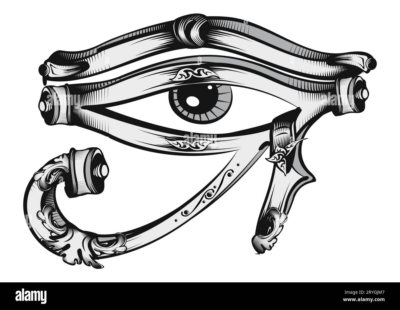 ägypten symbol horus Ausgeschnittene Stockfotos und -bilder - Alamy