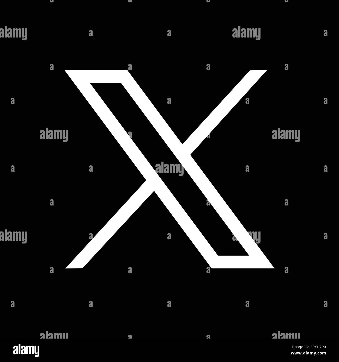 Twitter x neues logo Stock-Vektorgrafiken kaufen - Alamy
