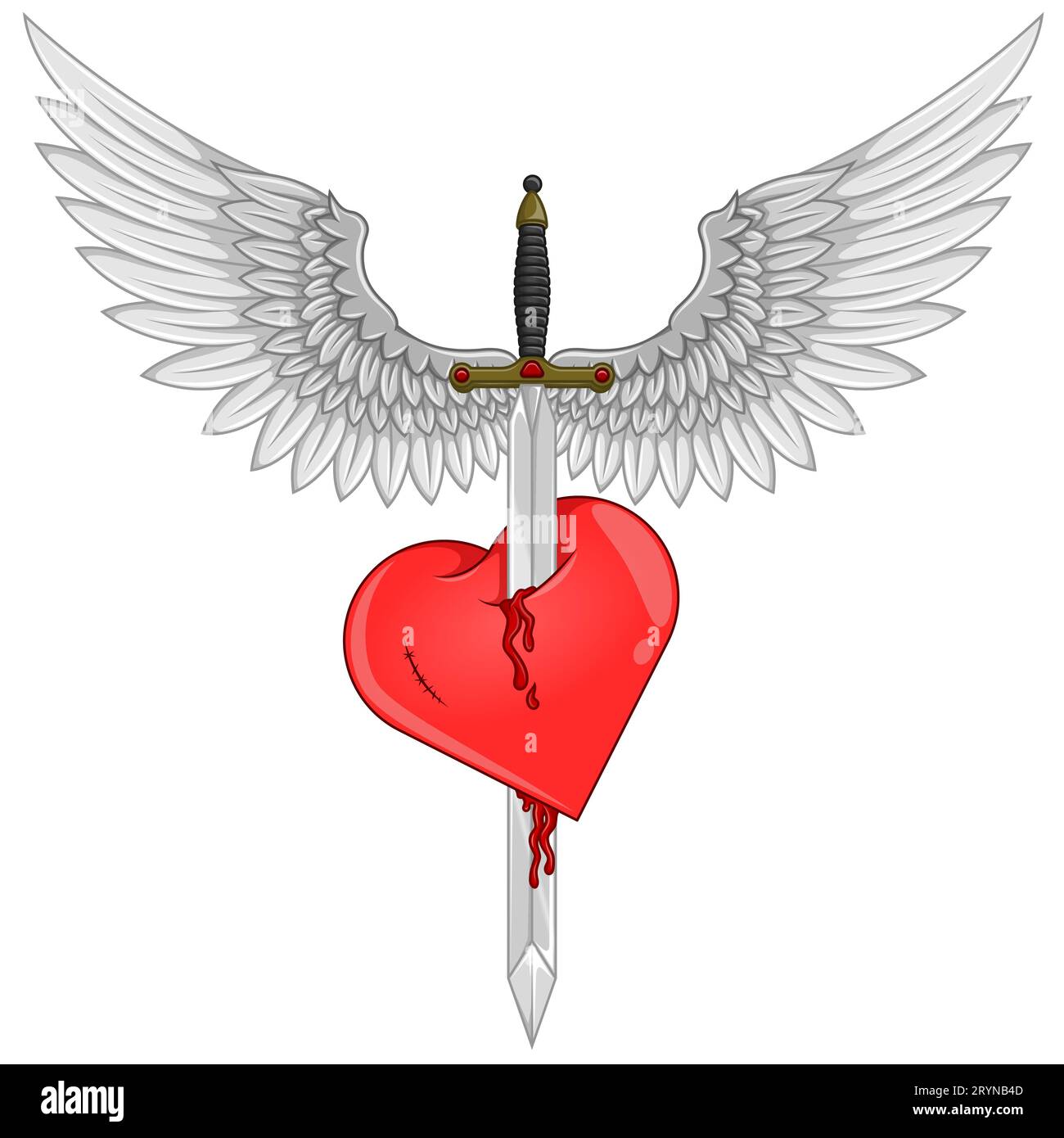 Engel mit flügeln und einem schwert -Fotos und -Bildmaterial in hoher Auflösung – Alamy