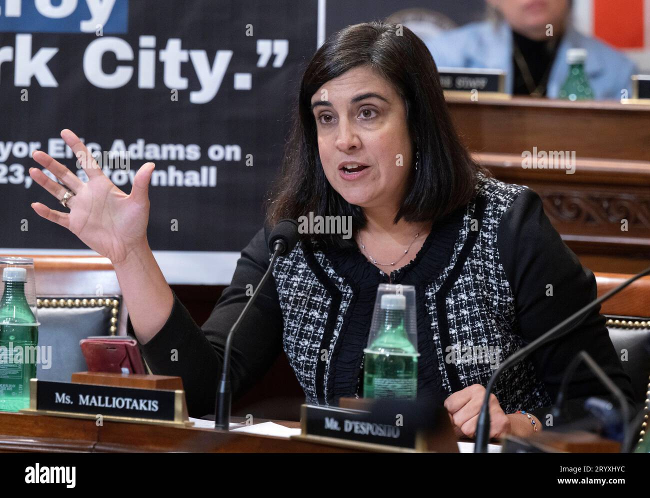 Die Repräsentantin der Vereinigten Staaten Nicole Malliotakis ...