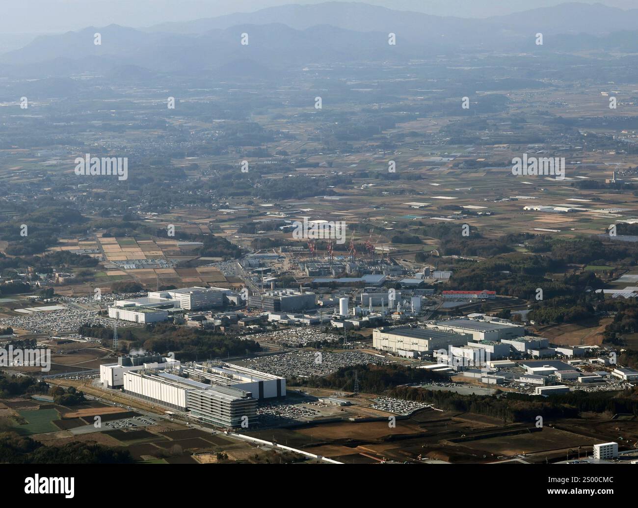 Buildings of Tokyo Electron Kyushu and Sony Group are under ...