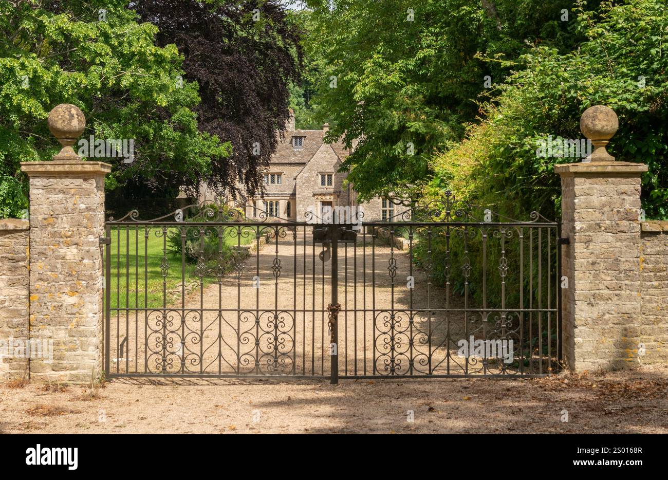 Horton Court Manor House aus dem 16. Jahrhundert mit der Norman Hall ...