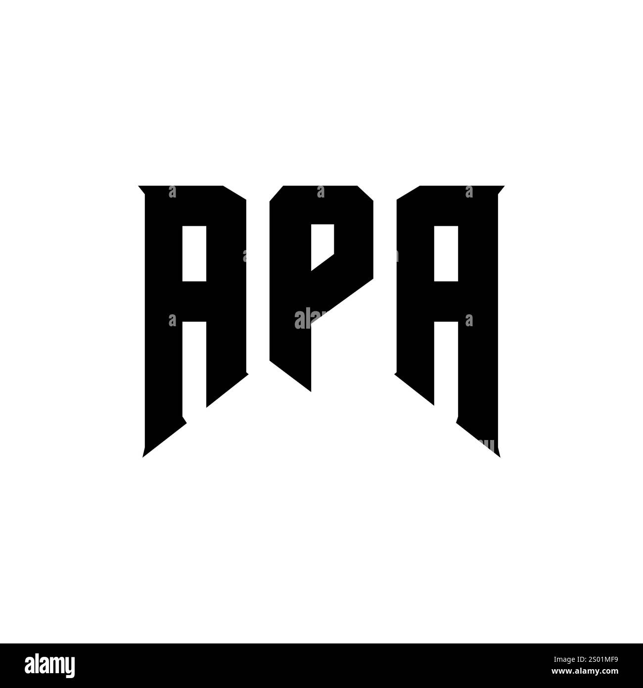 Apa logo design Stock-Vektorgrafiken kaufen - Alamy