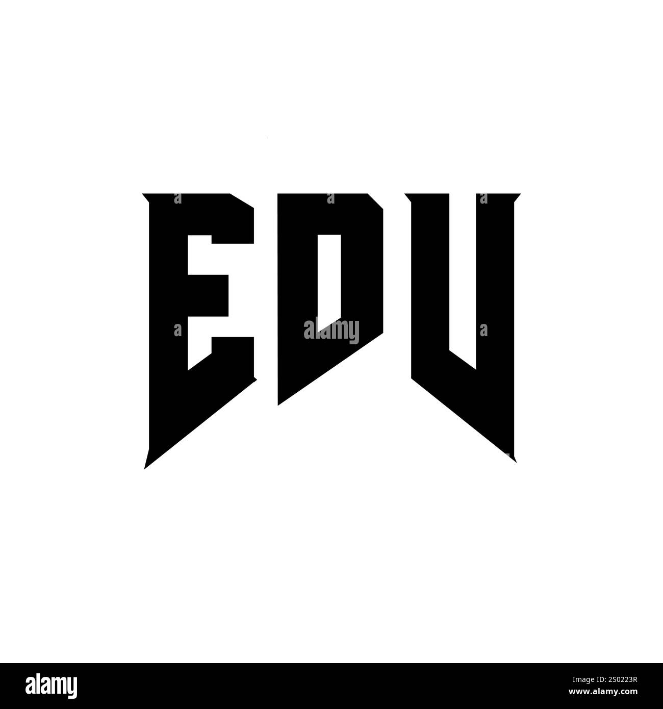 Edv logo design Stock-Vektorgrafiken kaufen - Alamy
