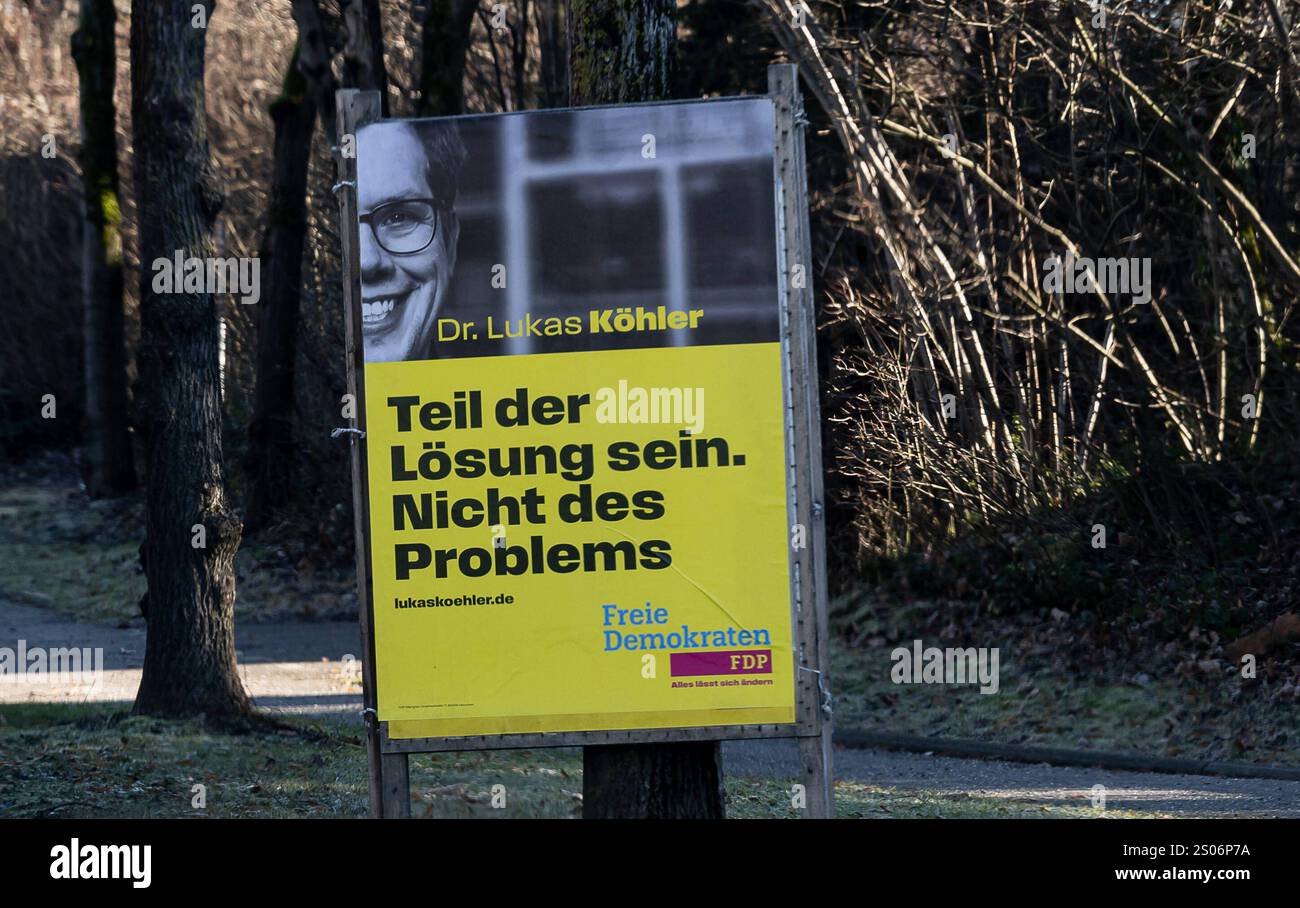 München GER, Themenbild, Wahlplakate zur Bundestagswahl in Deutschland ...