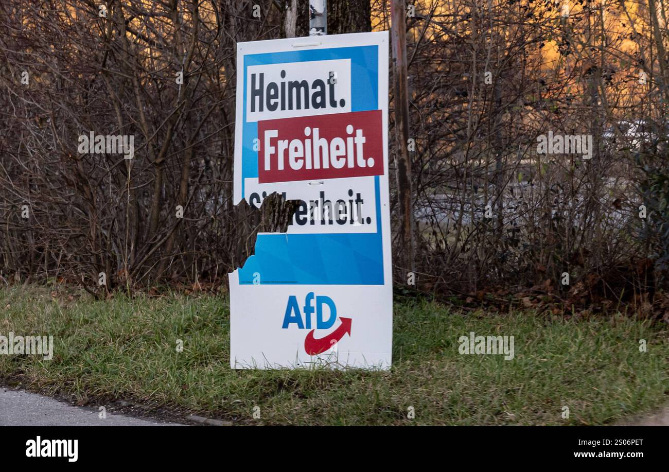 München GER, Themenbild, Wahlplakate zur Bundestagswahl in Deutschland ...