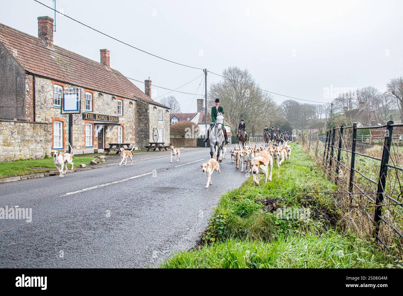 Chitterne, Waminster, Wiltshire, UK, 26. Dezember, 2024. die königliche ...