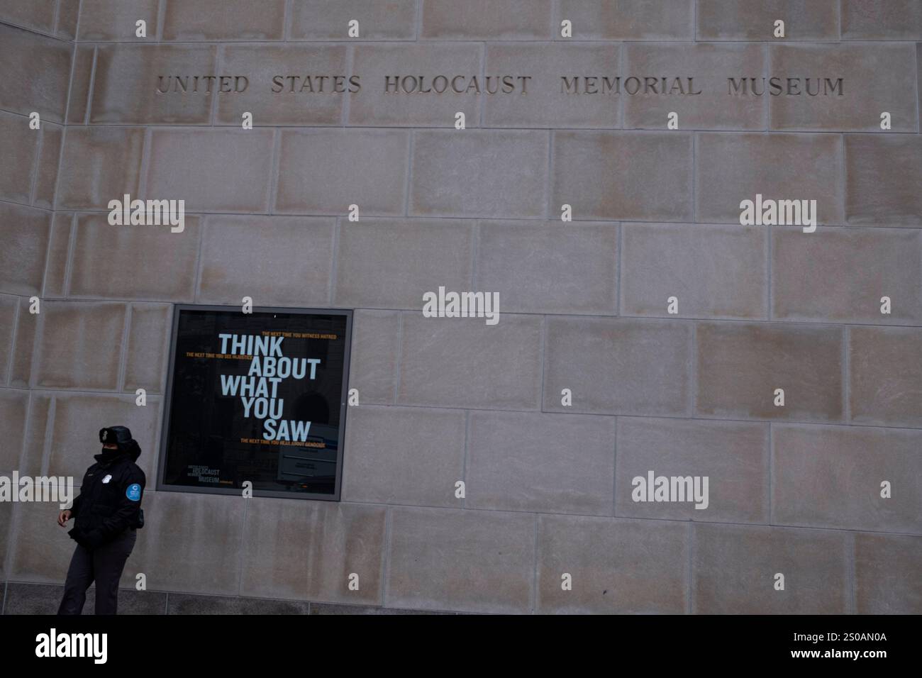 Außenansicht des United States Holocaust Memorial Museum in Washington ...