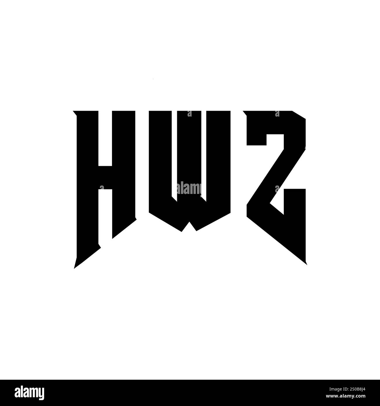 Hwz logo design -Fotos und -Bildmaterial in hoher Auflösung – Alamy