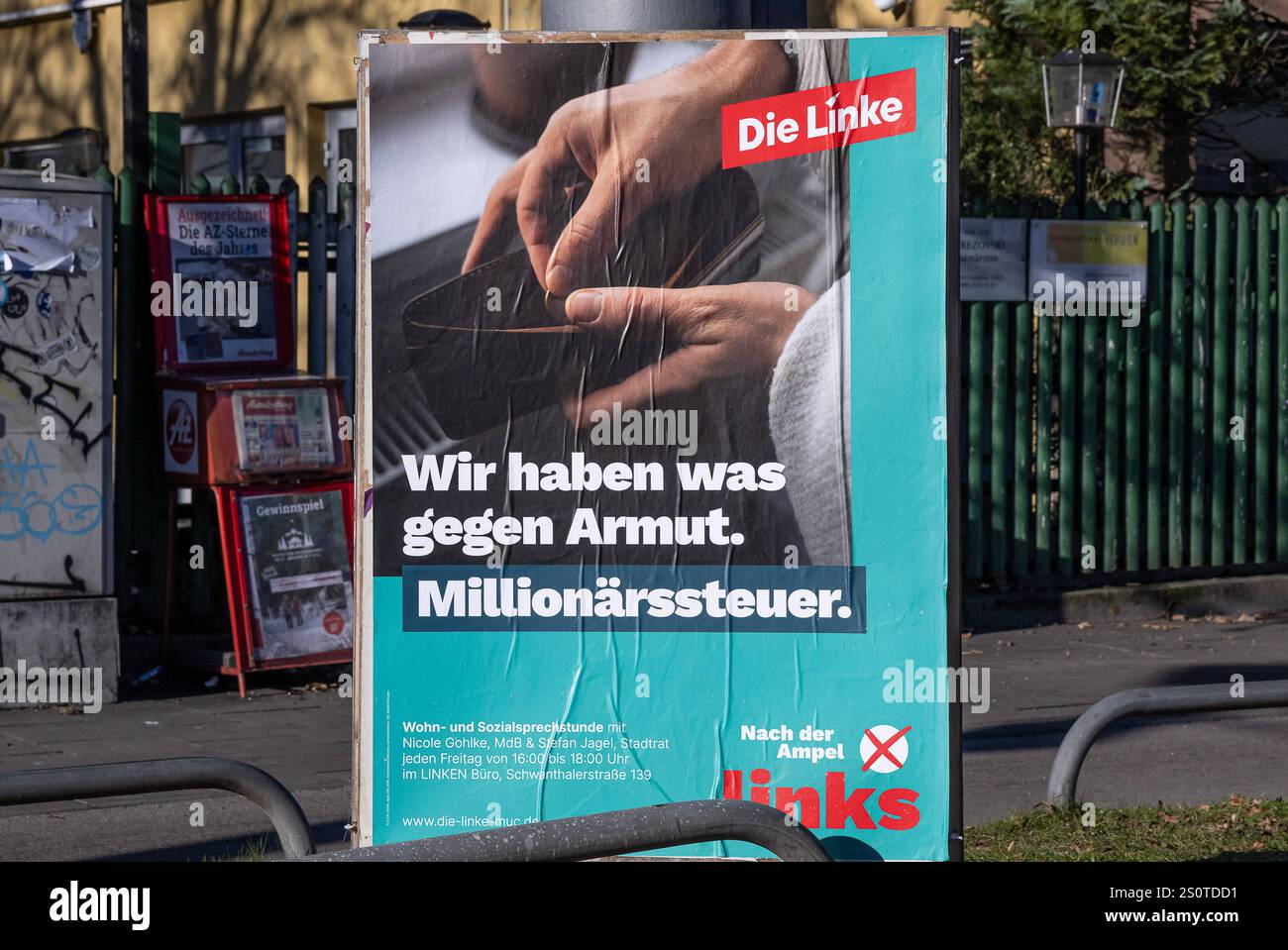 München GER, Themenbild, Wahlplakate zur Bundestagswahl in Deutschland ...