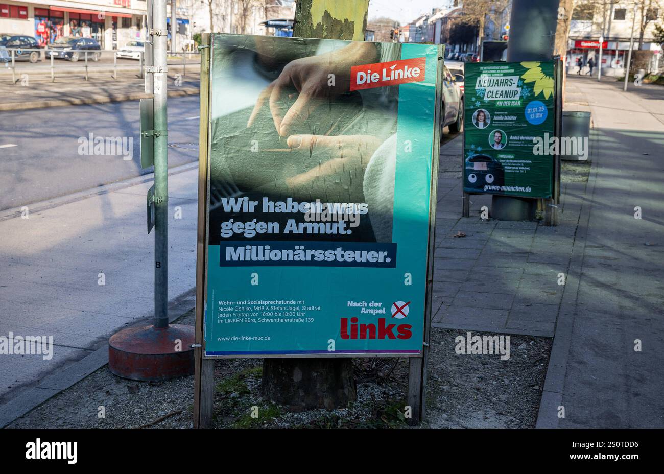München GER, Themenbild, Wahlplakate zur Bundestagswahl in Deutschland ...