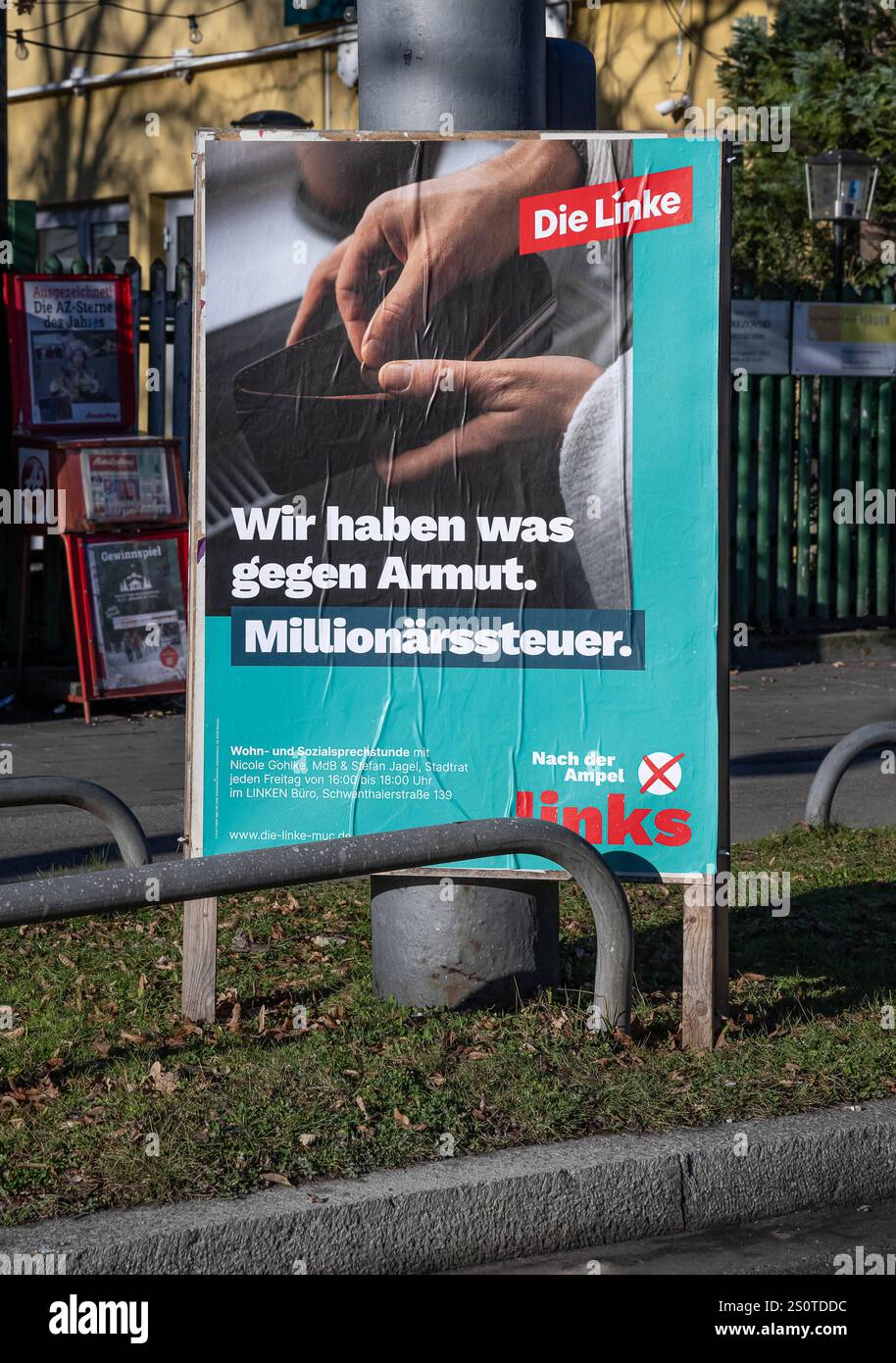München GER, Themenbild, Wahlplakate zur Bundestagswahl in Deutschland ...