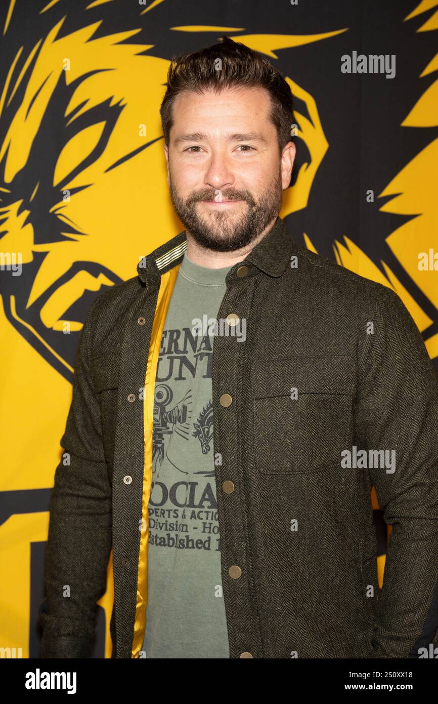 Los Angeles, USA. Dezember 2024. Stuntman Kevin Gomez nimmt am Iron ...