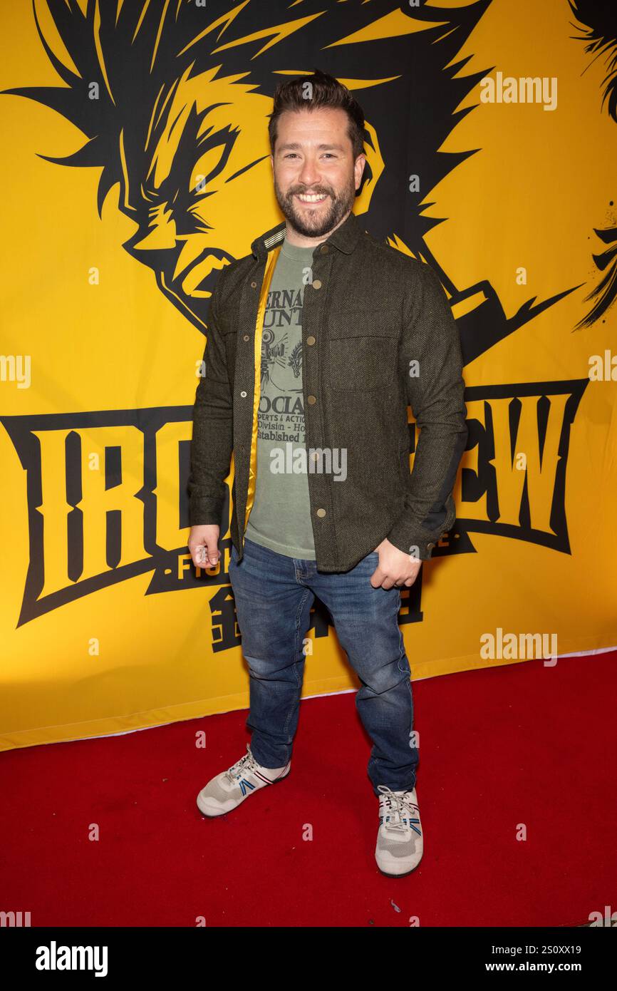 Los Angeles, USA. Dezember 2024. Stuntman Kevin Gomez nimmt am Iron ...