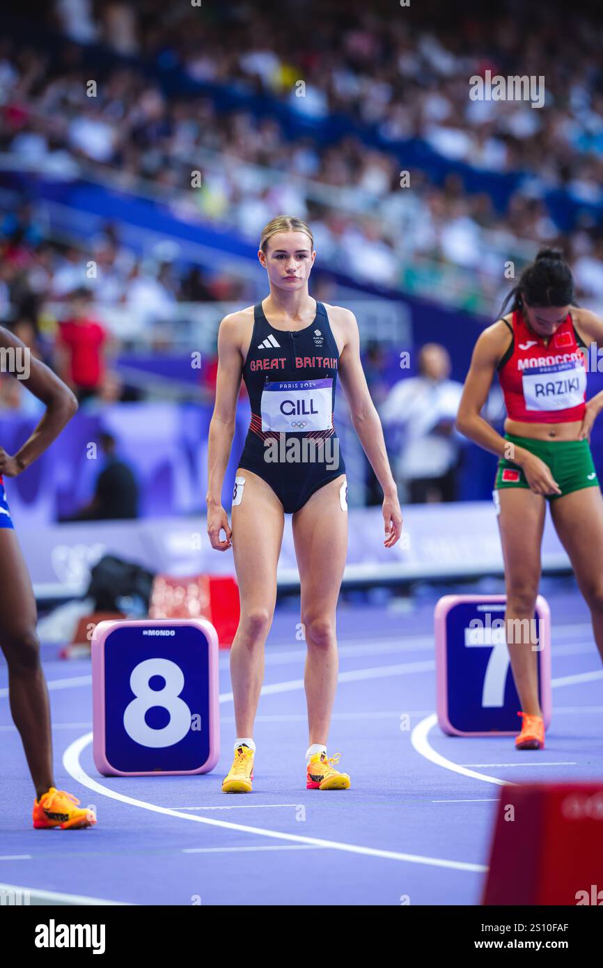 Phoebe Gill nahm an den 800-Meter-Strecken der Olympischen Spiele 2024 ...