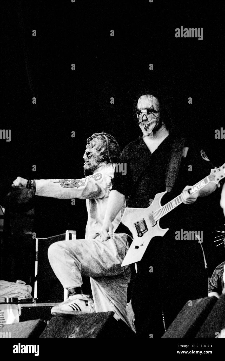 SLIPKNOT, READING FESTIVAL, 2000: Ein frühes Bild von Sänger Corey ...