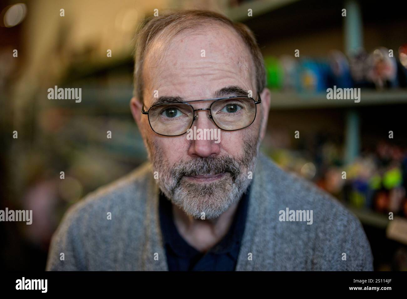 Phillip Kurland, owner of the Plains Trading Post, poses for a photo ...