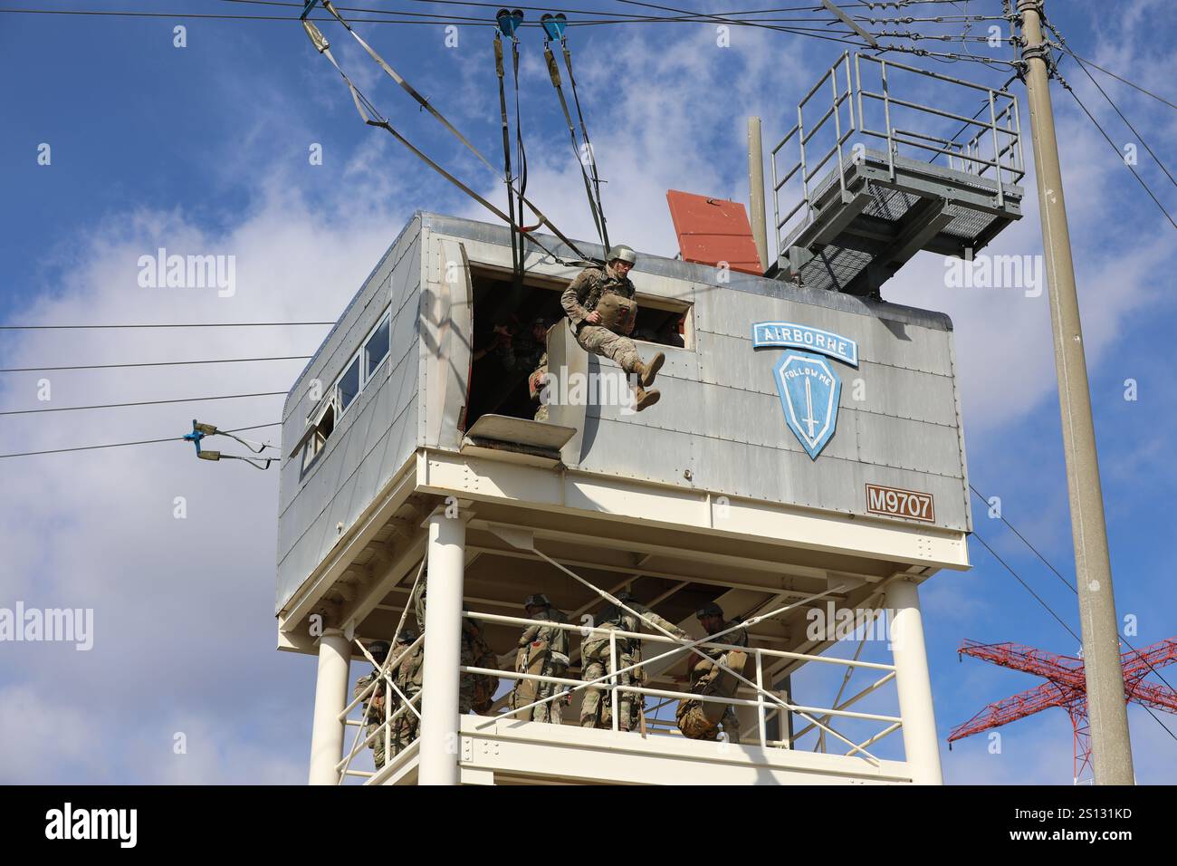 US-Militärangehörige, die am Basic Airborne Course (BAC) teilnehmen ...