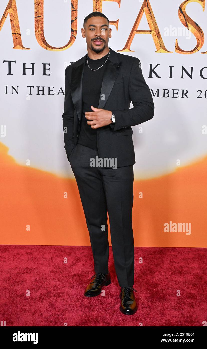 Hollywood, USA. Dezember 2024. Aaron Pierre kommt am 9. Dezember 2024 ...
