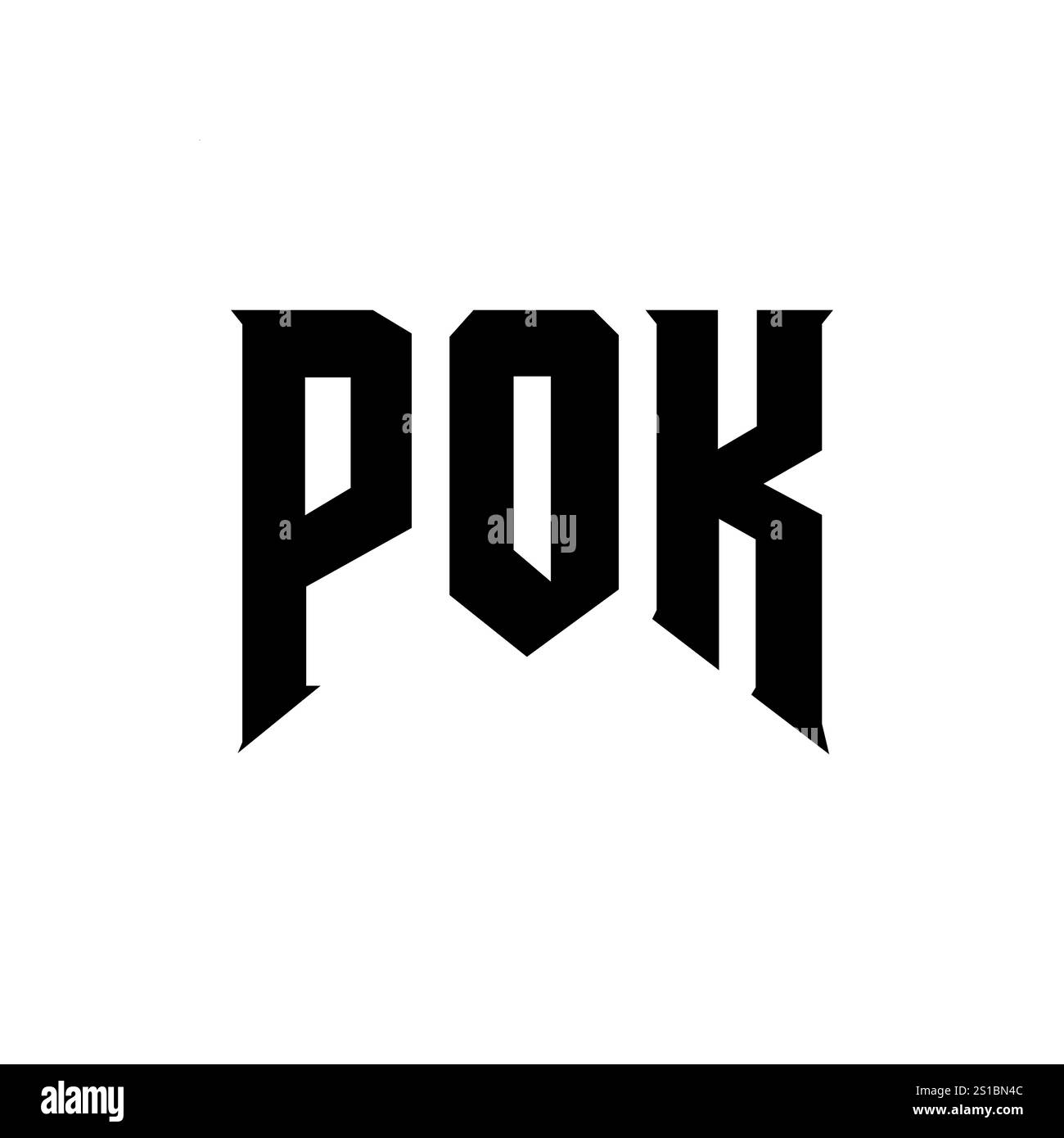 Pok logo design -Fotos und -Bildmaterial in hoher Auflösung – Alamy