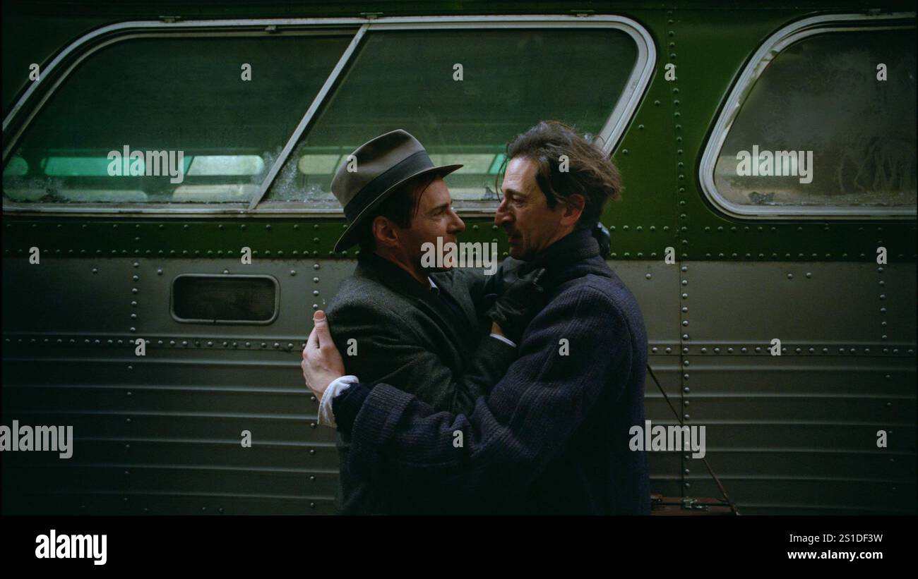 ADRIEN BRODY und ALESSANDRO NIVOLA in THE BRUTALIST (2024), Regie ...